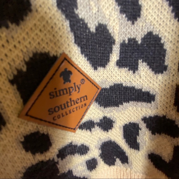 Simply Southern | Tops | Simply Southern Collection Leopard Pullover ...